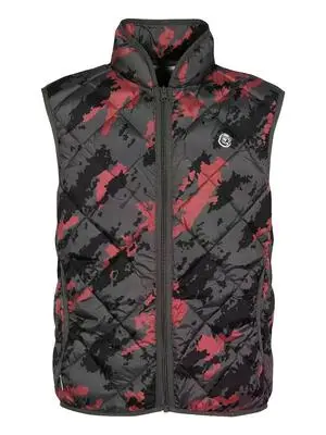 BILLIONAIRE BOYS CLUB Quilted Camouflage Gilet - Grey