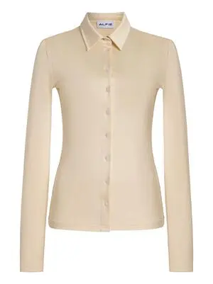 ALFIE Le Polo Knit Shirt - Ivory