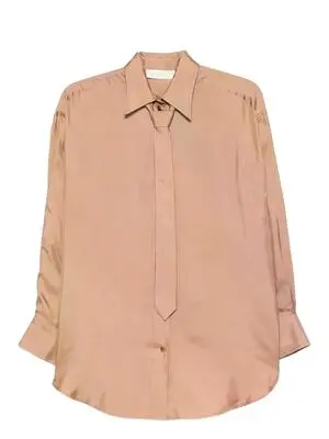 Zimmermann Silk Shirt - Brown