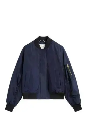 Marc O'polo Zip-up Bomber Jacket - Blue
