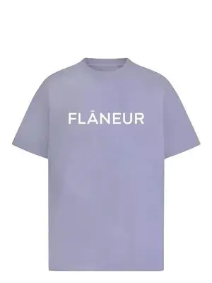 FLANEUR Logo T-shirt - Purple