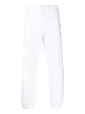 Off-White Diagonal Helvetica Track Pants - White