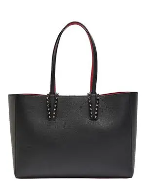 CHRISTIAN LOUBOUTIN Cabata Small Leather Tote - Black