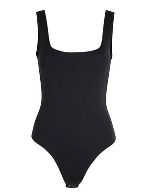 Good American Modern Tank Stretch-jersey Bodysuit - Black