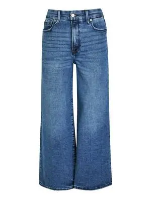 Good American High-rise Wide-leg Jeans - Indigo
