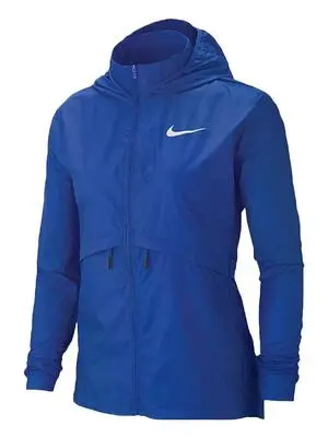 Nike Stadium Packable Running Parka Coat - Blue