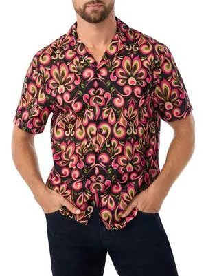 Mr Turk Felix Short Sleeve Printed Button-up Shirt - Multi
