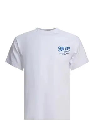 SUN SURF Cotton T-shirt - White