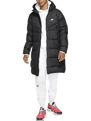 Nike Hooded Coat - Black