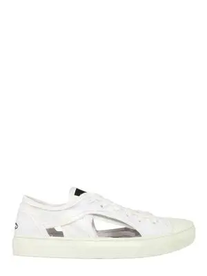 VIVIENNE WESTWOOD Brighton Cut-out Canvas Sneakers - White