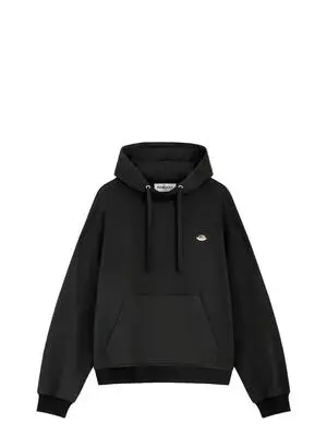 Fiorucci Logo-embroidered Hoodie - Black