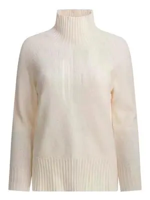 KANGRA High-neck Cashmere Sweater - White
