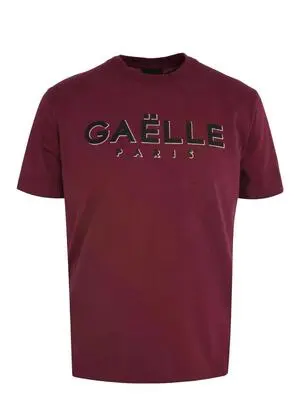 GAELLE Logo-print T-shirt - Red