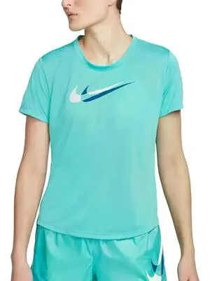 Nike Dri-fit Swoosh Run T-shirt - Blue