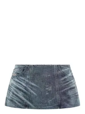 DIESEL De-nora Mini Skirt - Blue