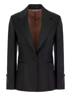 Paul Smith Single-button Wool Blazer - Black