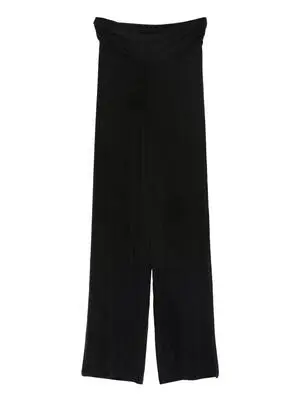 AYA MUSE Ruched Trousers - Blue