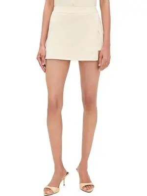LE BOP Cotton Blend Skort - Butter Yellow