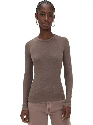 AGOLDE Delphi Slim Tee - Ceramic