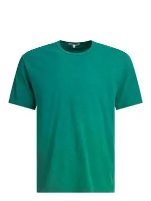 ALEX MILL Cotton Crew-neck T-shirt - Green