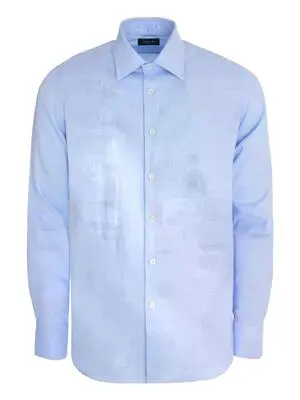 TOMBOLINI Button-down Cotton Shirt - Blue