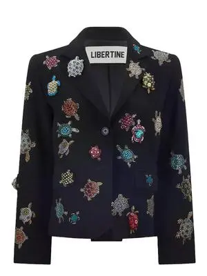 LIBERTINE Libertine Turtle-Embellished Blazer