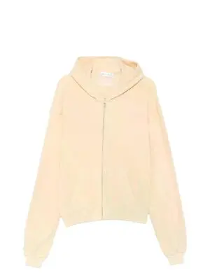 AYA MUSE Slouchy Zip-up Hoodie - Yellow