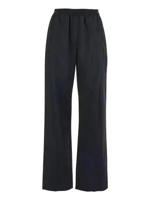 TELA Stormo Elasticated-waist Trousers - Black
