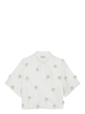 Simkhai Embellished Shirt - White