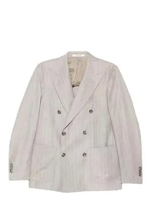 Tagliatore Pinstripe Double-breasted Suit - Neutrals