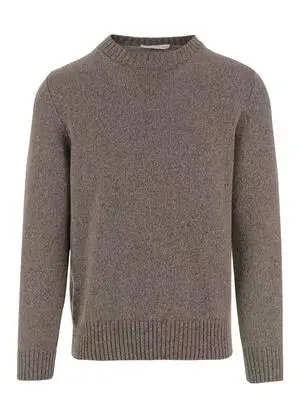 OLIVER LATTUGHI Cashmere Crew-neck Sweater - Brown