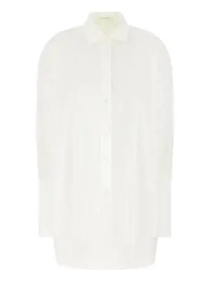 THE ROW Button-down Cotton Shirt - White