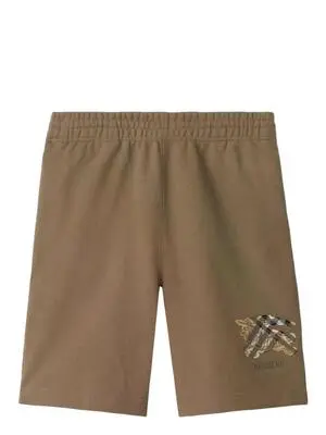 Burberry Check Shorts - Neutrals