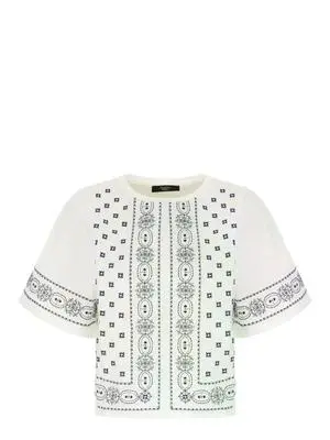 MAX MARA Elodia Embroidered Blouse