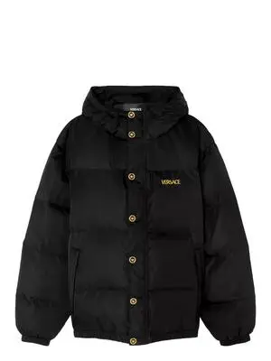 Versace Embroidered-logo Jacket - Black