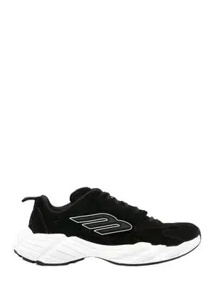Balenciaga Monday Suede Sneakers - Black