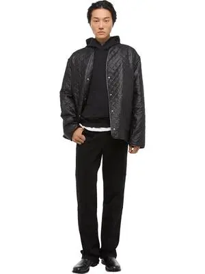 Helmut Lang Quilted Overshirt - Black