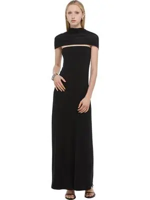 Helmut Lang Sash Maxi Dress - Black