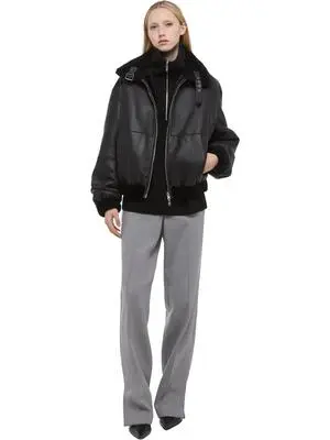 HELMUT LANG Shearling Bomber