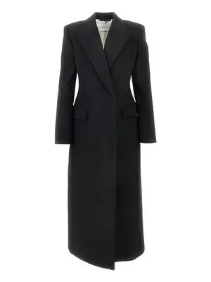 Givenchy Double-breasted Wool Coat - Black