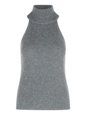 LISA YANG Freya Graphite Cashmere Top
