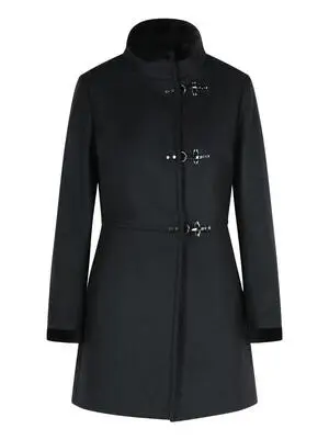 FAY Wool-blend Coat - Black