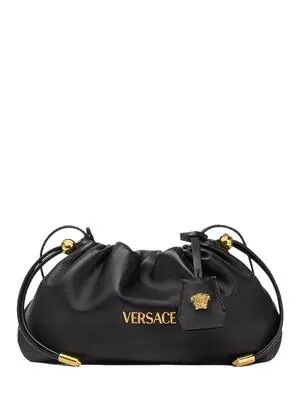 VERSACE Drawstring Mini Clutch Bag