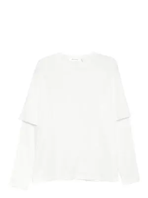 AYA MUSE Double-sleeve T-shirt - White
