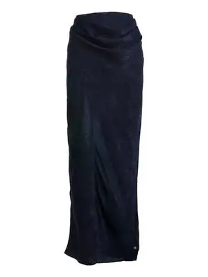 Significant Other Nida Draped Maxi Skirt - Blue