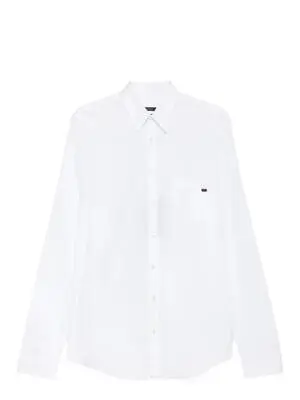 Gucci Button-up Cotton Shirt - White