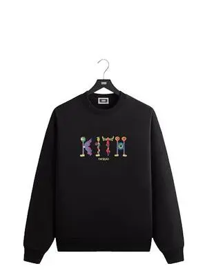 Kith X Nanzuka Gallery Tanaami Nelson Crewneck Sweatshirt - Black