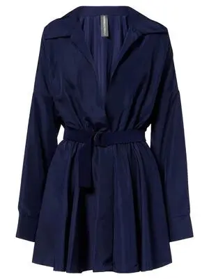 Norma Kamali Oversized Shirt Dress - Blue