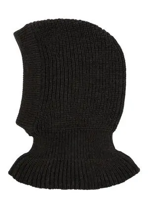 LEMAIRE Ribbed-knit Alpaca Wool-blend Hood - Brown