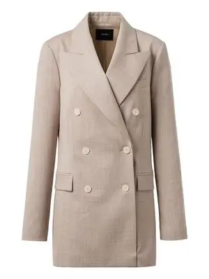 JOSEPH Valery Wool Blazer - Beige
